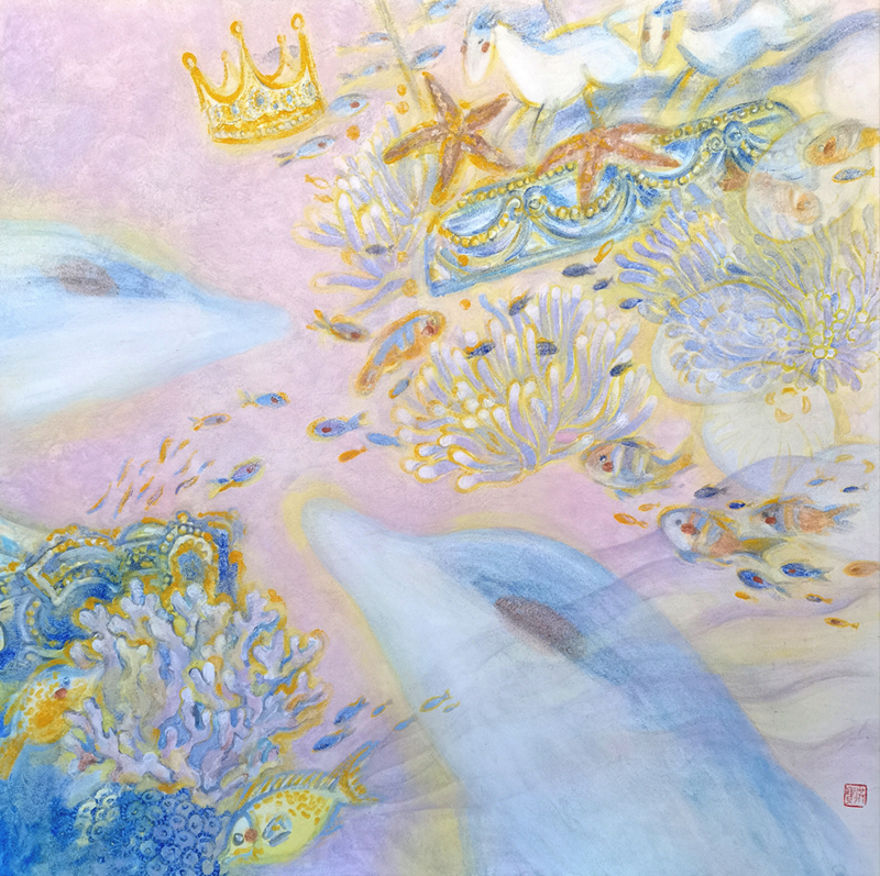 Mindscapes in Verse: Hongbao's Mineral Pigment Paintings Exhibition - 广东美术馆